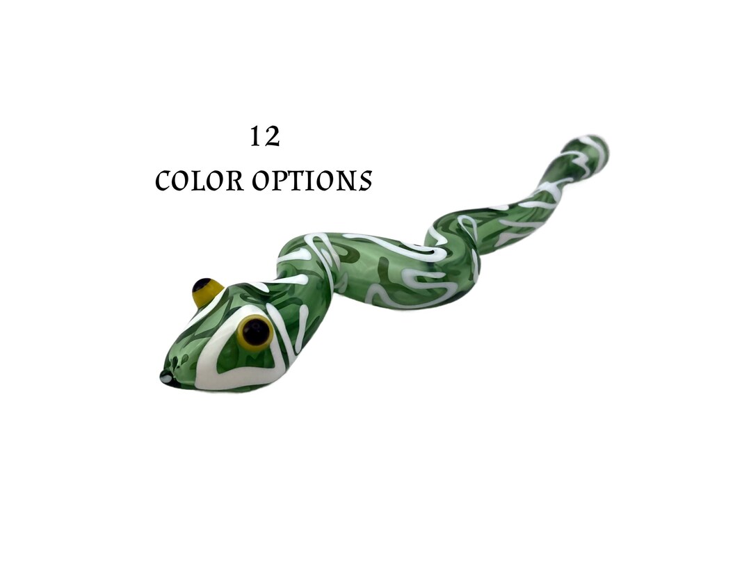 Glass Snake Pipe Tribal Color Change Fast Shipping Unique Pipe ...