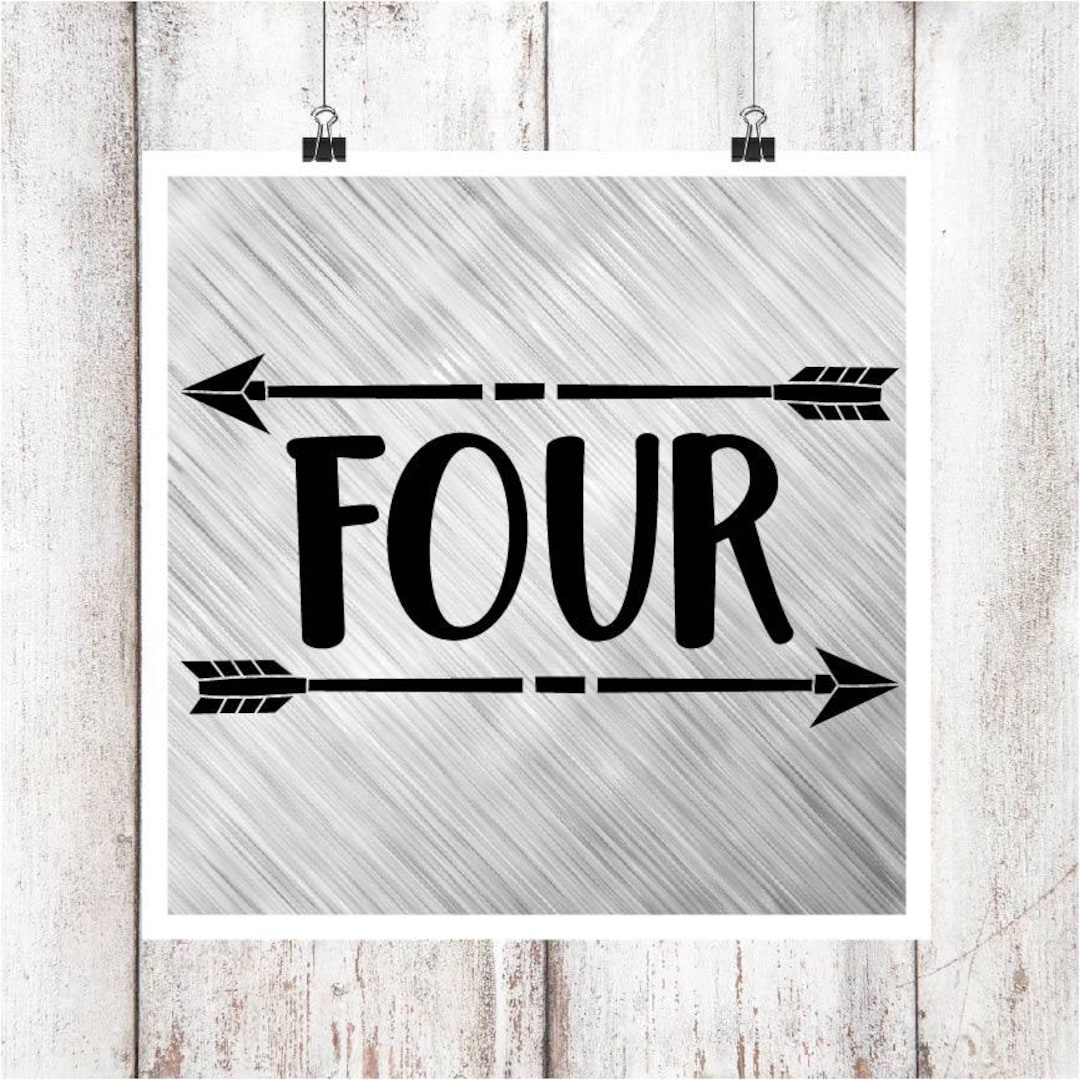 Four Arrow SVG/DXF/EPS File - Etsy