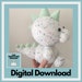 Dexter the Dinosaur Crochet Pattern: Amigurumi Toy (digital Download ...