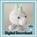 Dexter the Dinosaur Crochet Pattern: Amigurumi Toy (digital Download ...