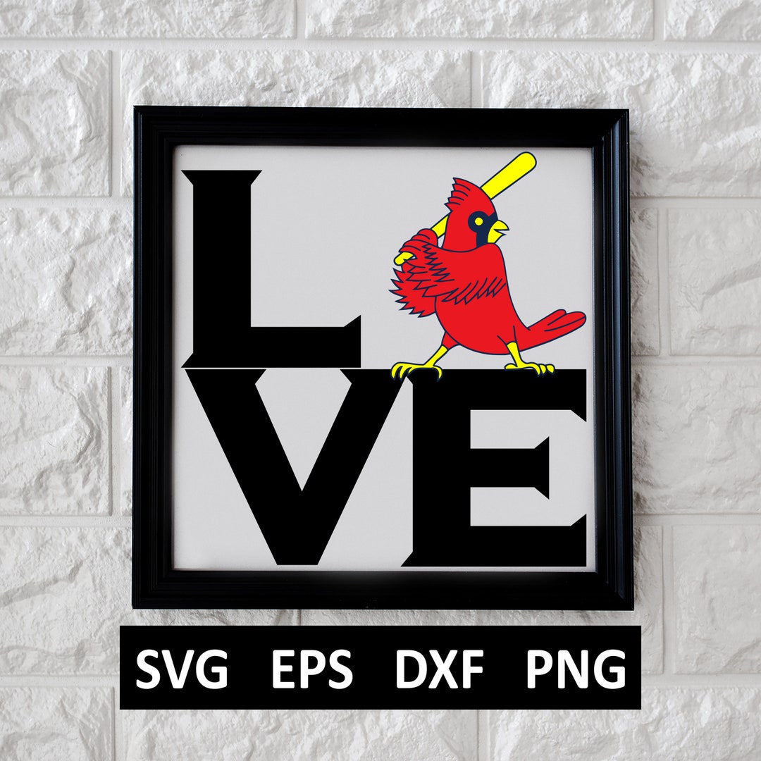 Love Cardinals SVG, Digital Download for Cricut, Silhouette, Glowforge ...