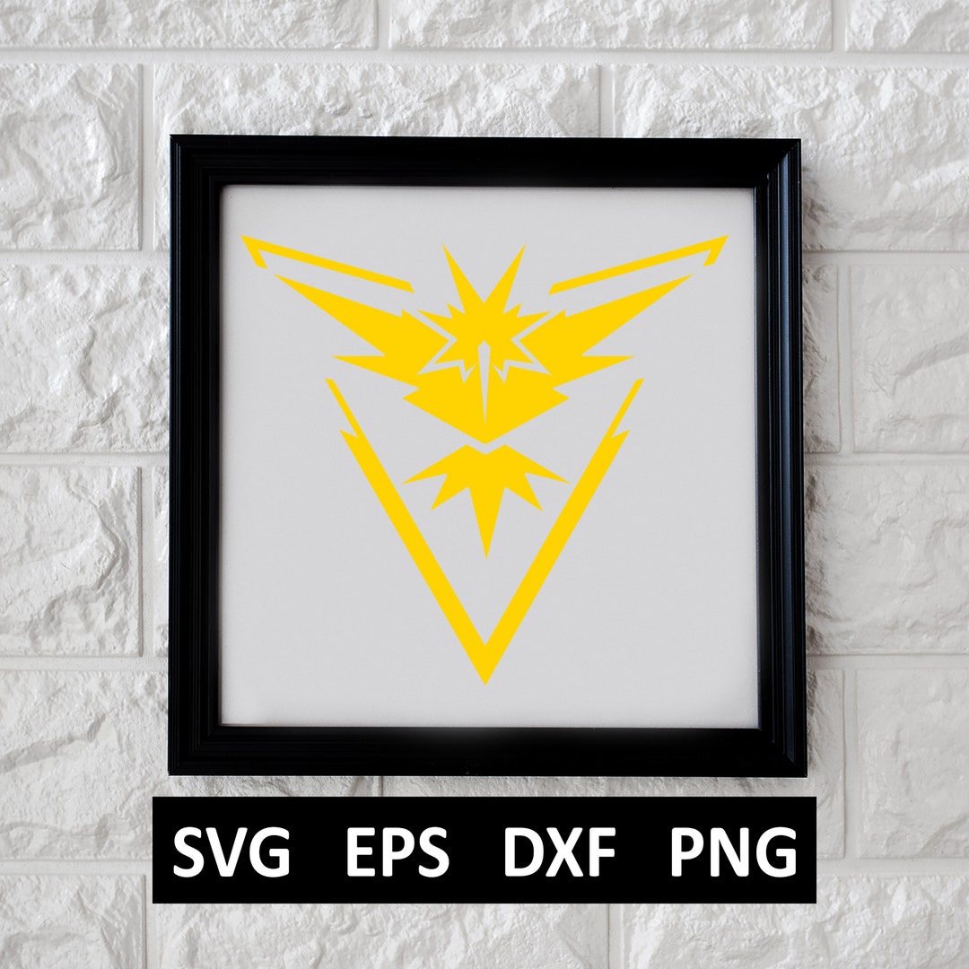 Pokemongo Team Instinct SVG, Digital Download for Cricut, Silhouette ...