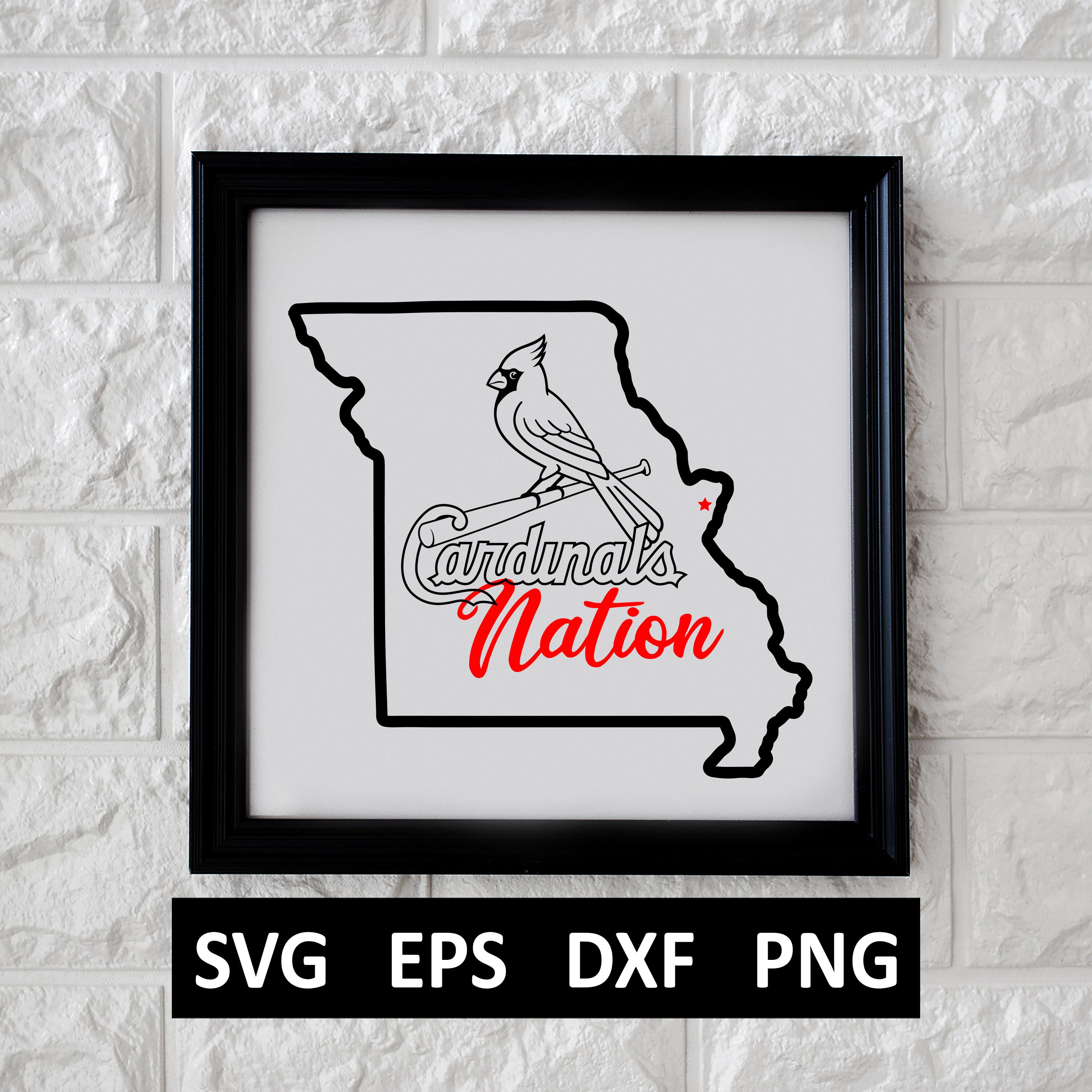 Cardinals Nation SVG, Digital Download for Cricut, Silhouette ...