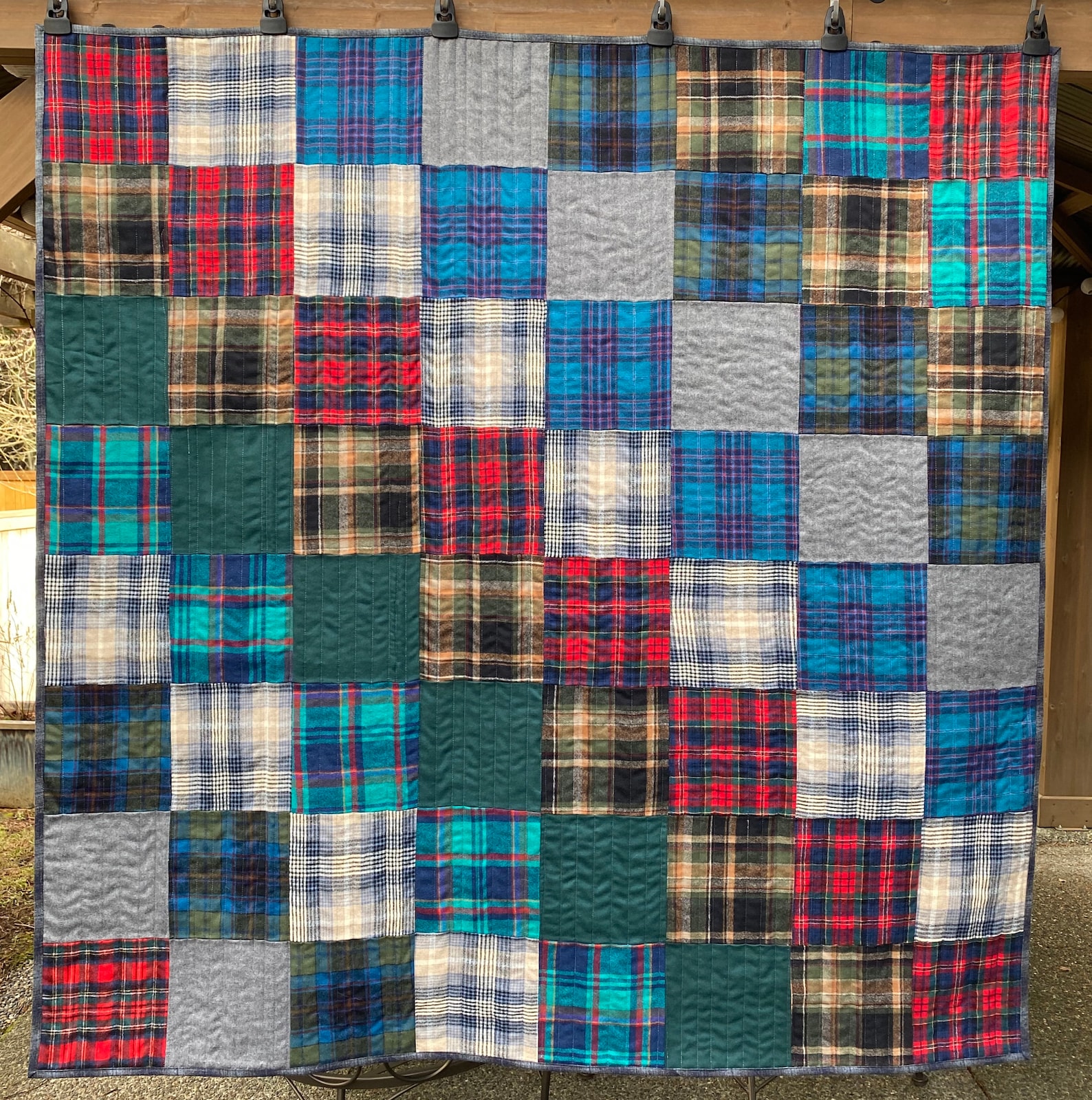 Custom Memory Quilt. Made-to-order Quilt Using Clothing Worn - Etsy