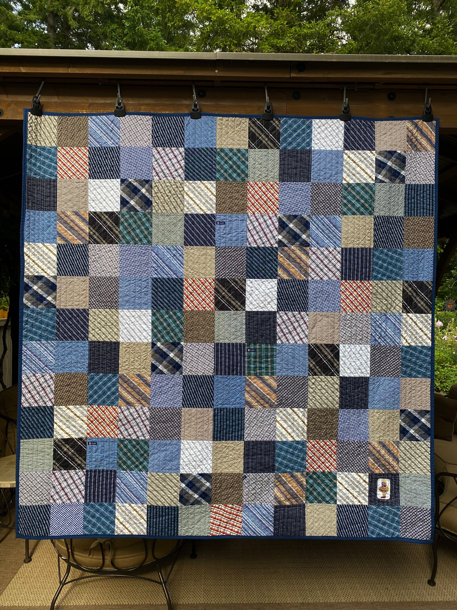 Custom Memory Quilt. Made-to-order Quilt Using Clothing Worn - Etsy