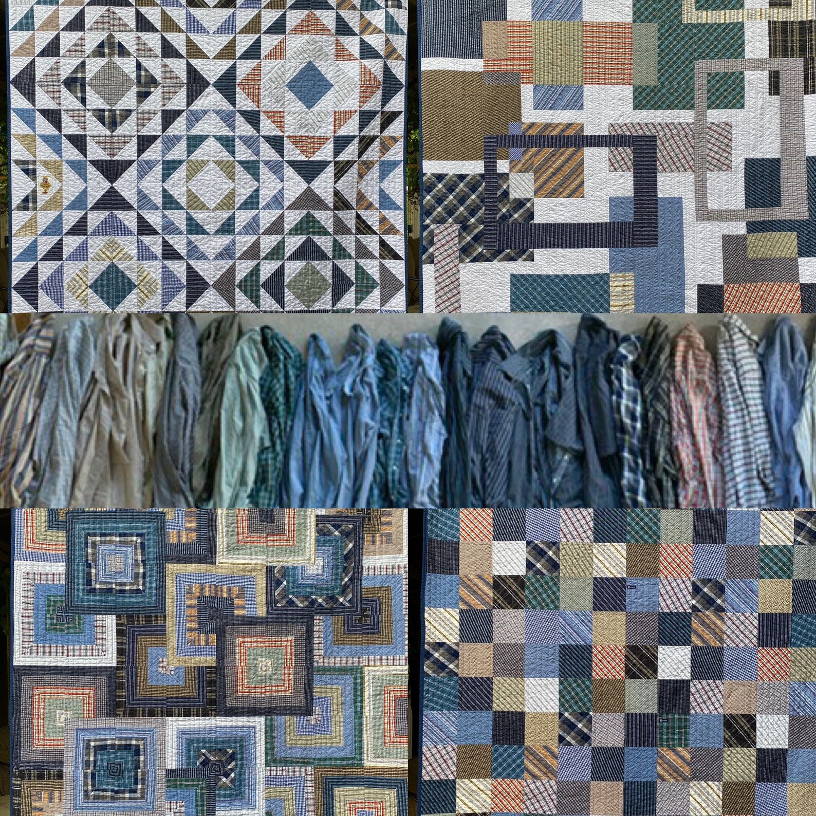 Custom Memory Quilt. Made-to-order Quilt Using Clothing Worn - Etsy