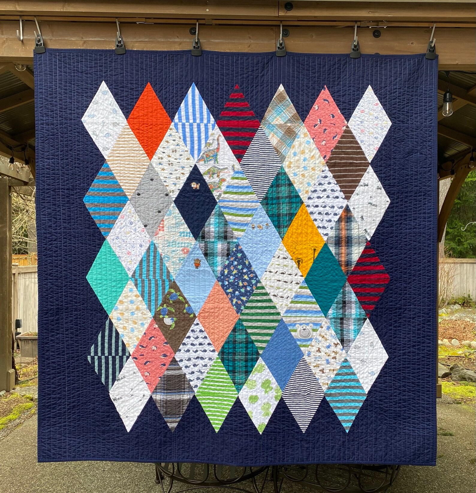 Custom Memory Quilt. Made-to-order Quilt Using Clothing Worn | Etsy