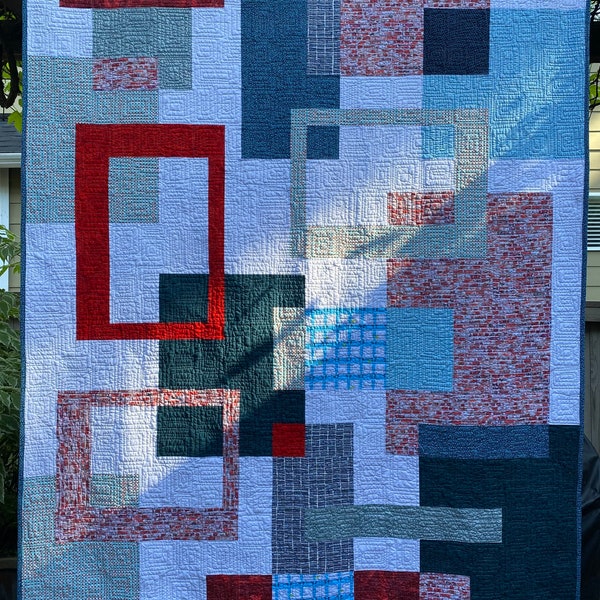 Graphic Quilt - Etsy