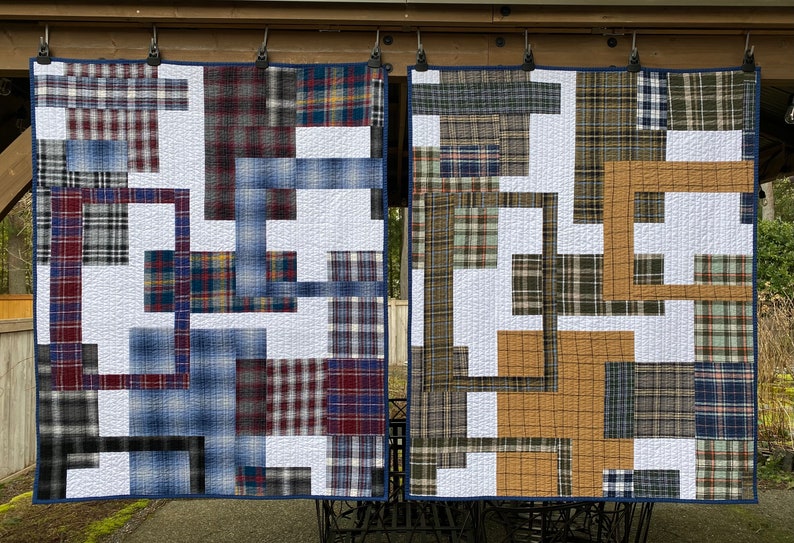 Custom Memory Quilt. Made-to-order Quilt Using Clothing Worn | Etsy