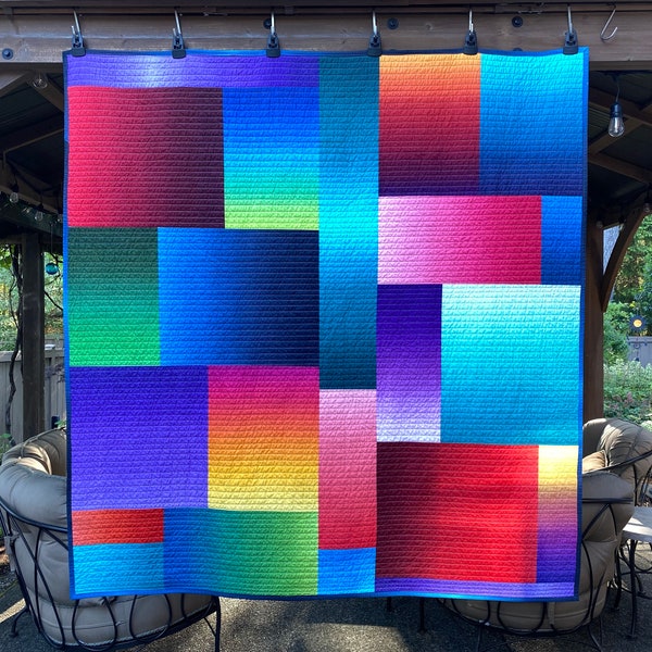 Abstract Quilt - Etsy