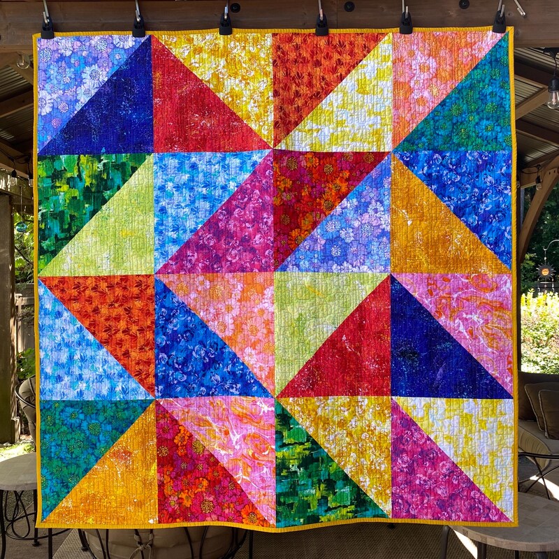 Abstract Quilt - Etsy