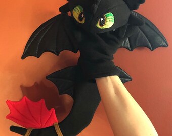 Dragon Puppet Hand - Etsy