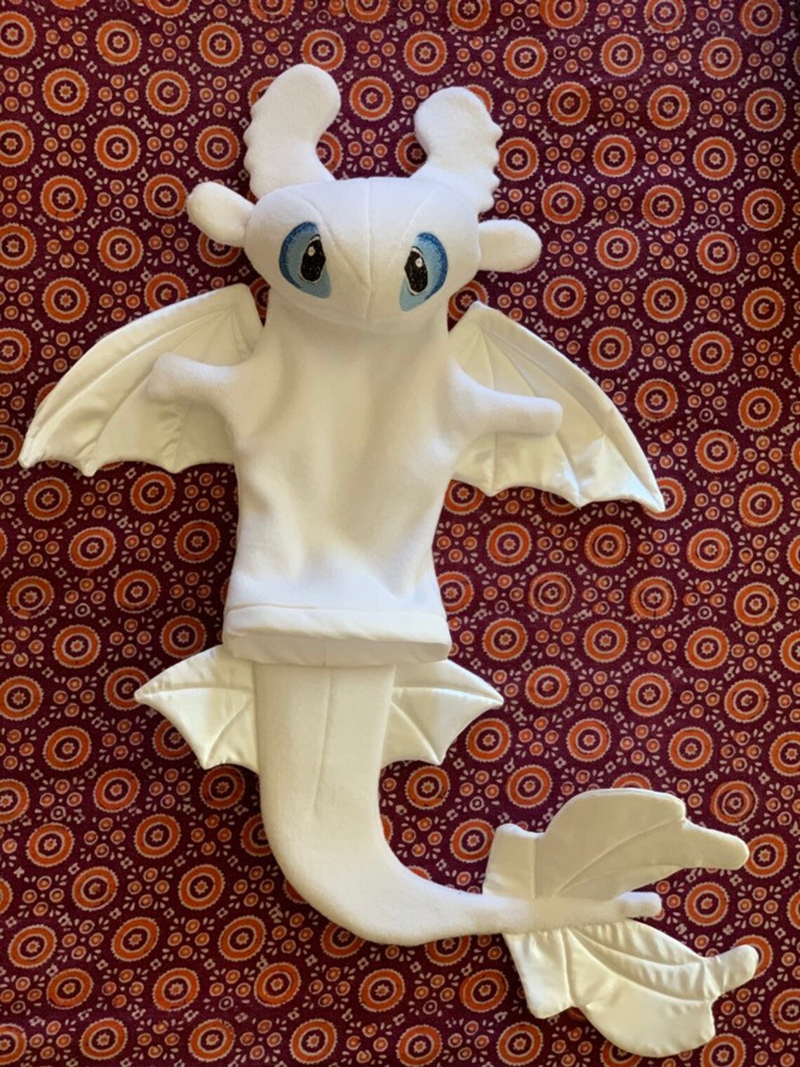 Light Fury Hand Puppet/toothless Hand Puppet/how to Train Your - Etsy