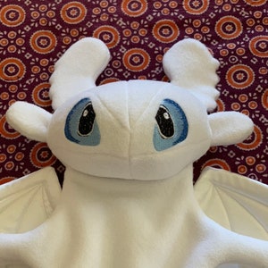 Light Fury Hand Puppet/toothless Hand Puppet/how to Train Your Dragon ...