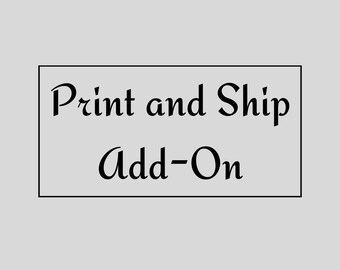 Laminate, Print and Ship Printable Items Add on for up to 4 Items - Etsy