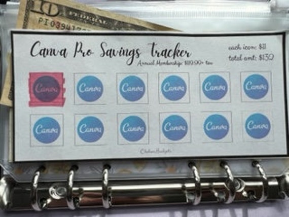 Printable Canva Pro Tracker - Etsy