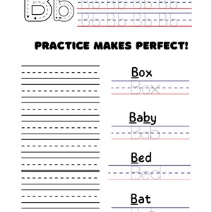 PRESCHOOL/KINDERGARTEN Handwriting Practice | Alphabet Practice ...