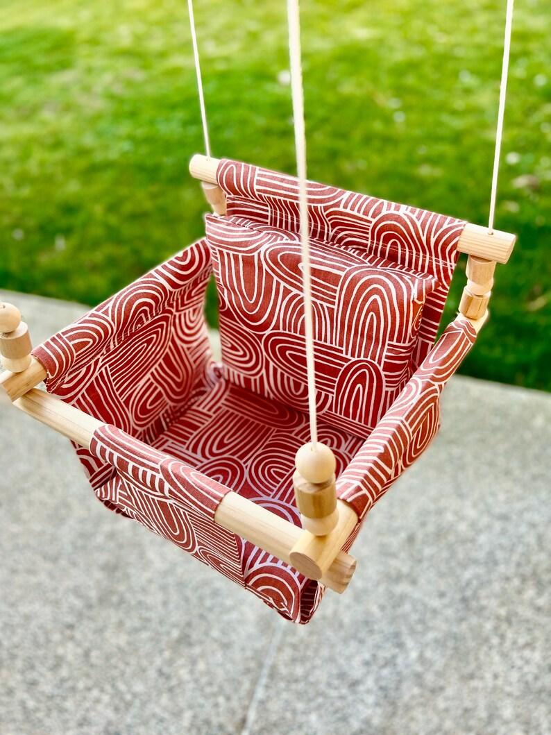 WEATHERPROOF Outdoor Garden Baby Swing With Pillow and Playing - Etsy