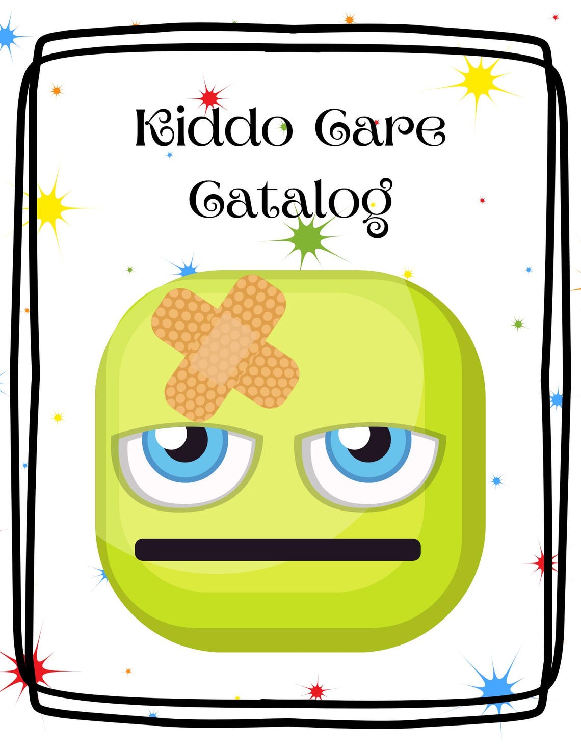 Boo Boo Bandage Binder Cover Graphics Printable PDF - Etsy