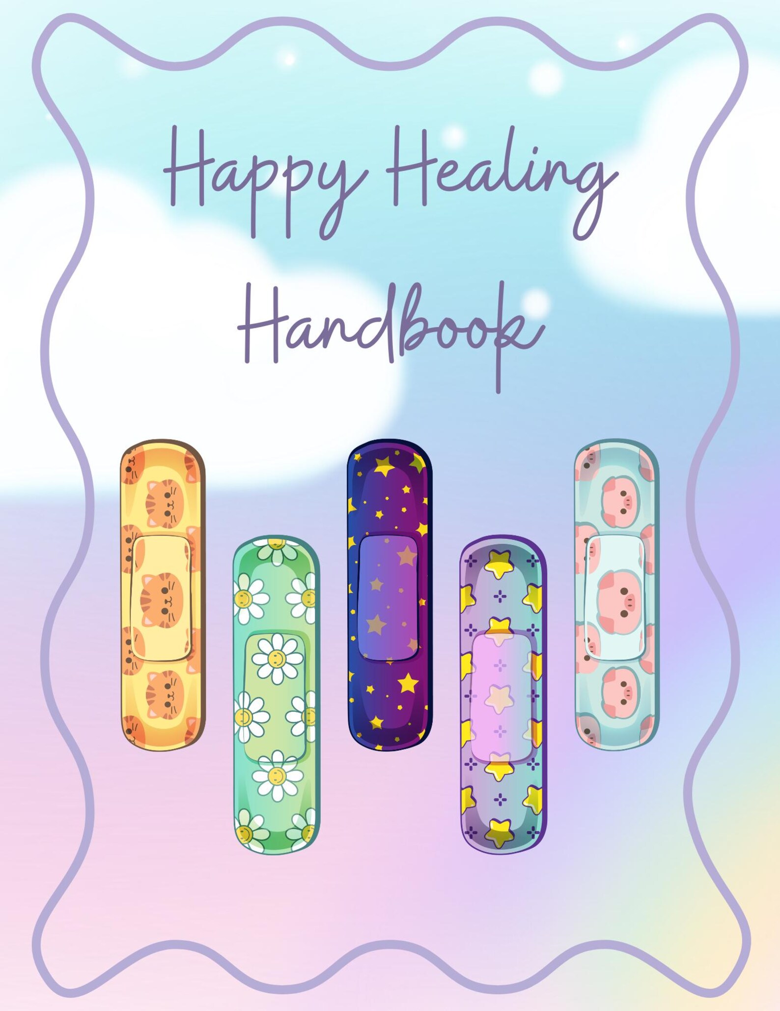 Boo Boo Bandage Binder Cover Graphics Printable PDF - Etsy