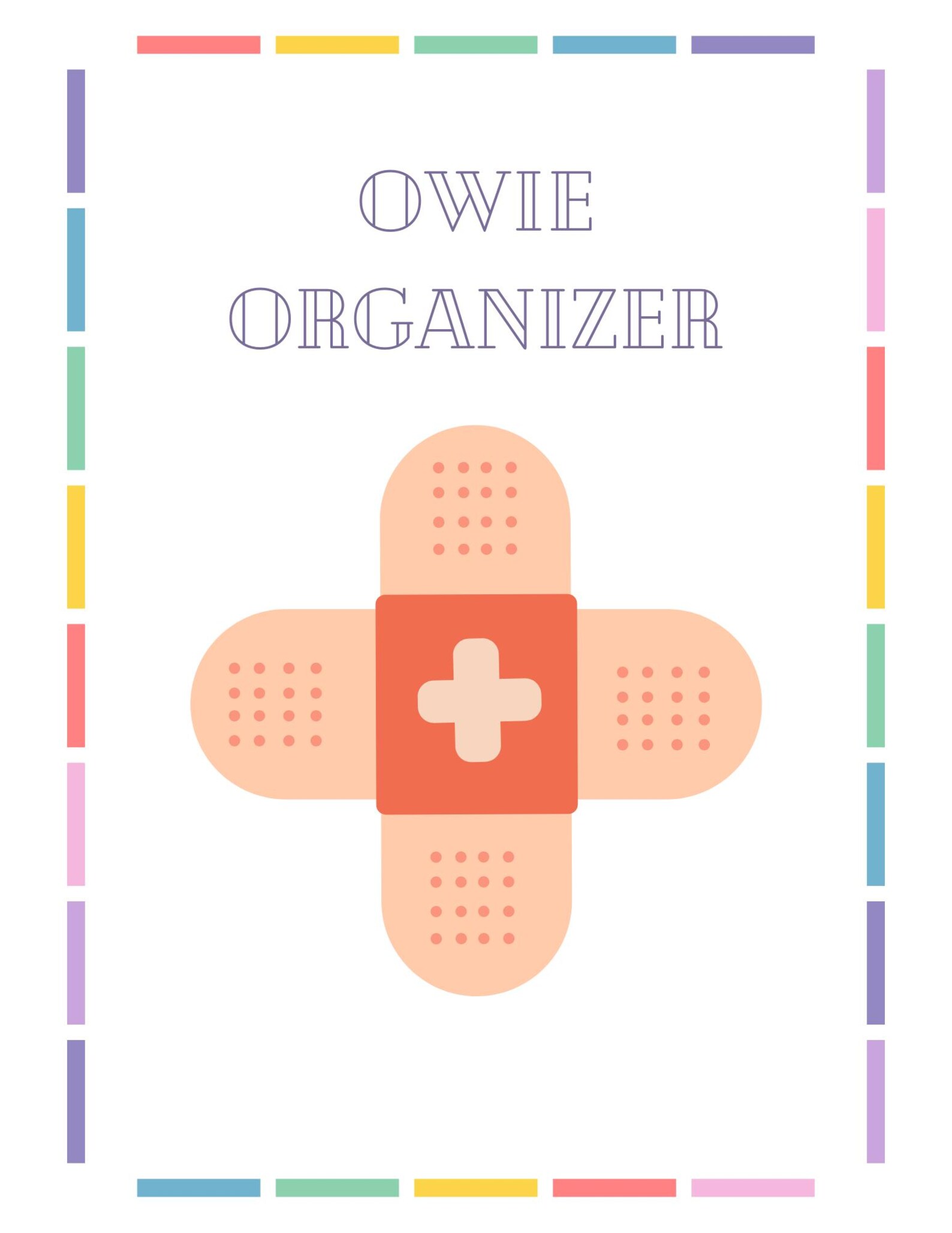 Boo Boo Bandage Binder Cover Graphics Printable PDF - Etsy