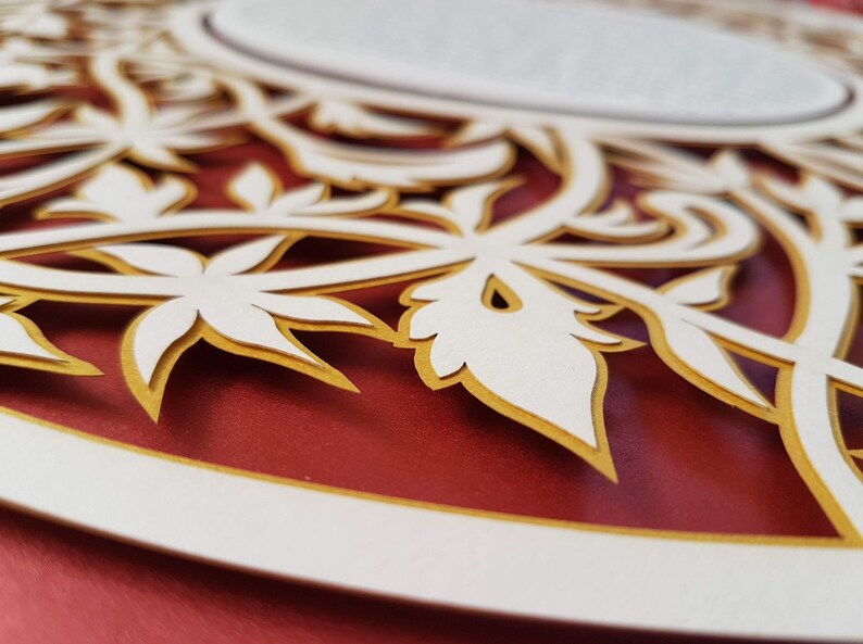 Eshet Chayil Jewish Wall Decor Papercut Burgundy Woman of | Etsy