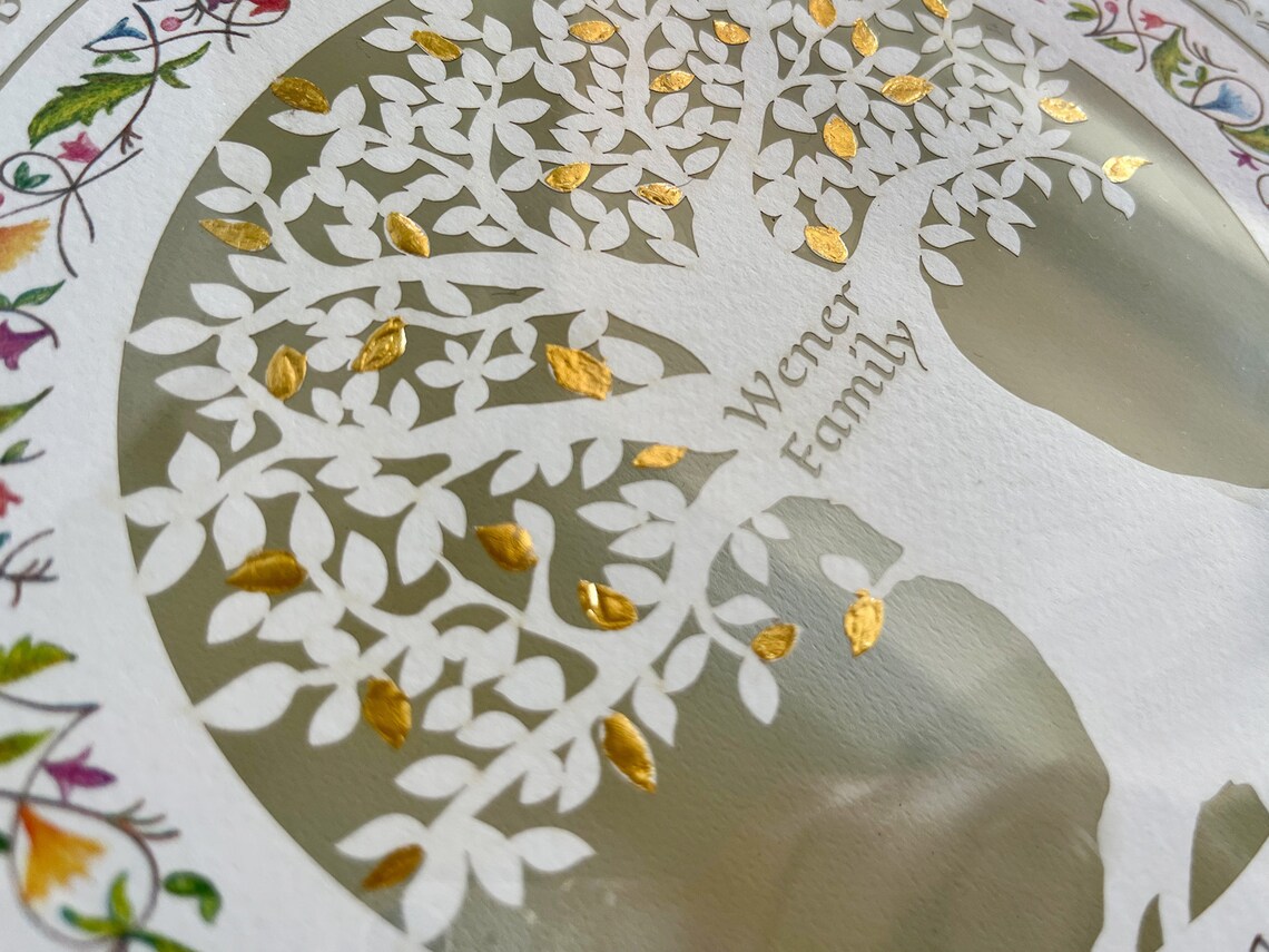 Jewish Family Tree Shabbat Challah Board Judaica Art - Etsy