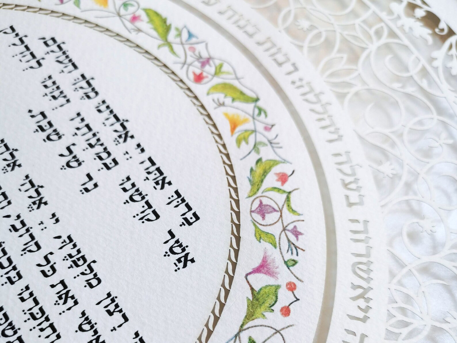 Shabbat Candle-lighting Hebrew Blessing Prayer , Judaica Gift Jewish ...