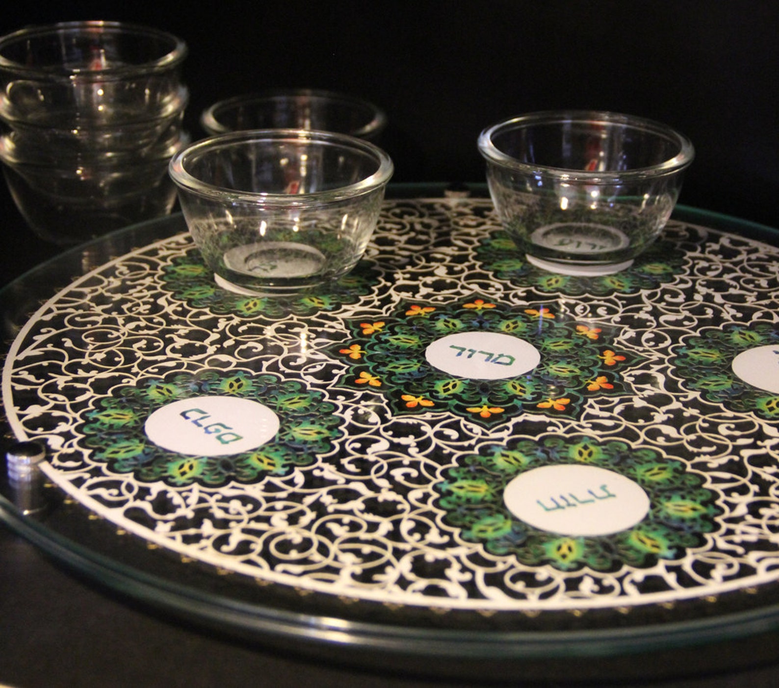 Passover Plate Jewish Holidays Gifts Glass Plate for - Etsy