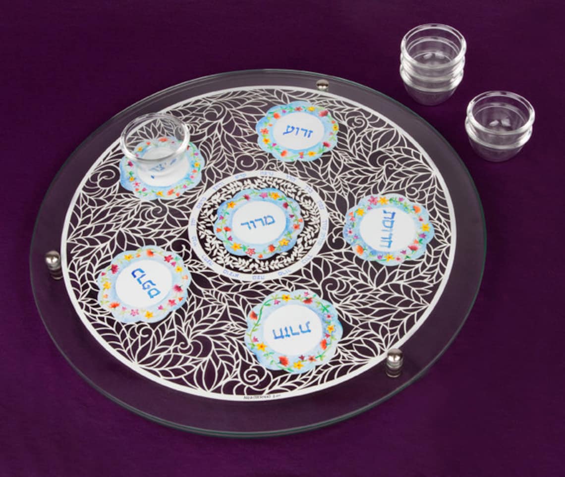 Seder Plate Passover Seder Plate Jewish Gifts Passover - Etsy