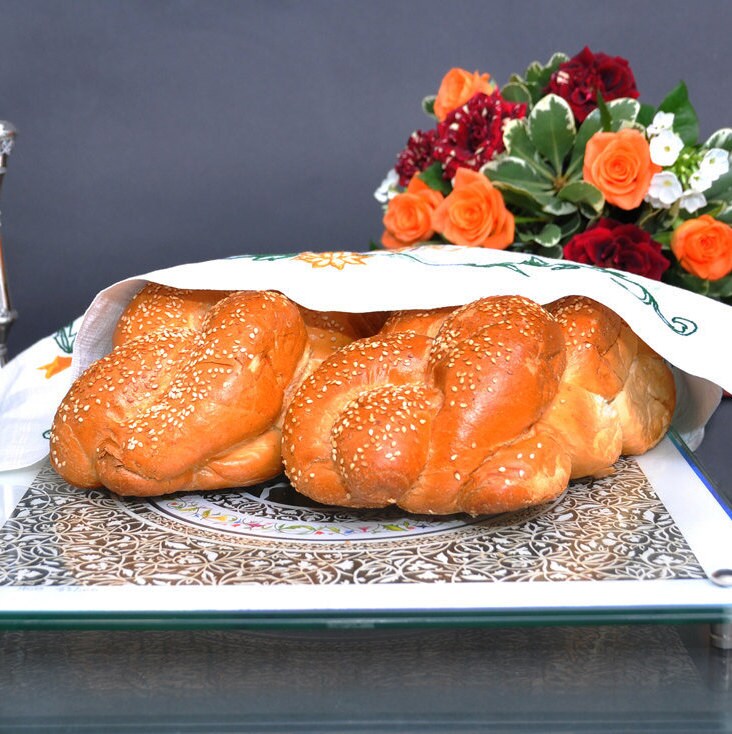 Challah Board Glass With Papercut Personalize Challah Tray | Etsy