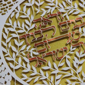 Jewish Home Decor Jerusalem Wall Art Handmade Artwork | Etsy