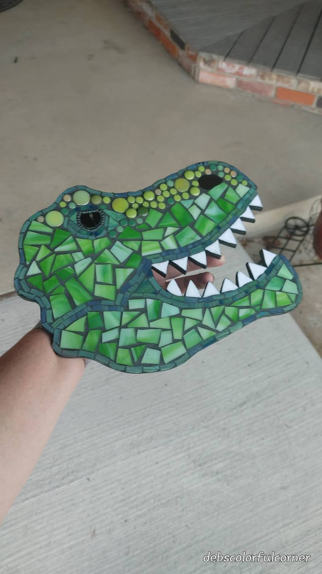 Dinosaur Fossil Mosaic T-rex Skull Animal Prehistoric Gift Favorite ...