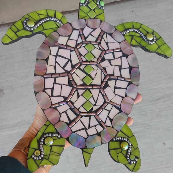 Sea Turtle Mosaic - Etsy