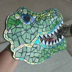 Dinosaur Fossil Mosaic T-rex Skull Animal Prehistoric Gift Favorite ...