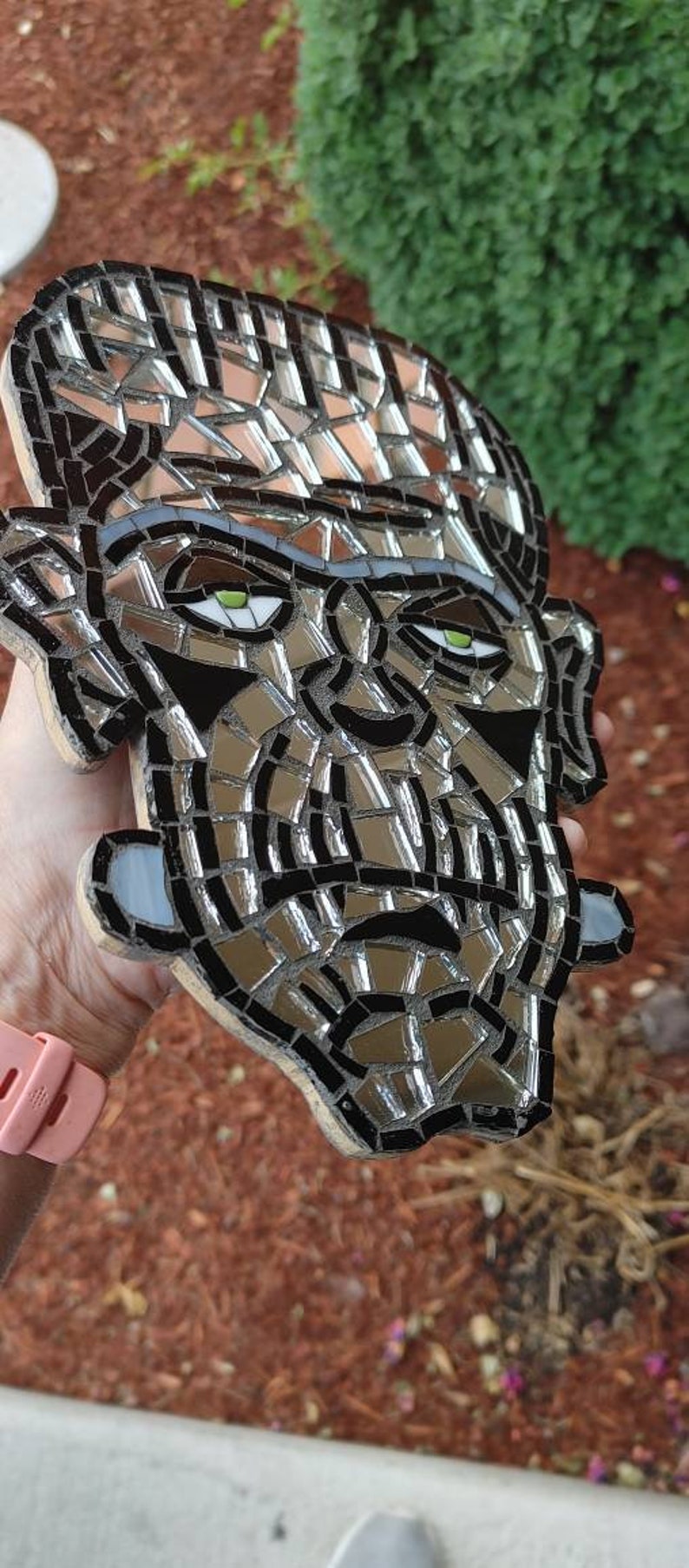 Horror Frankenstein Mosaic Sugar Skull Art Decor Plaque - Etsy