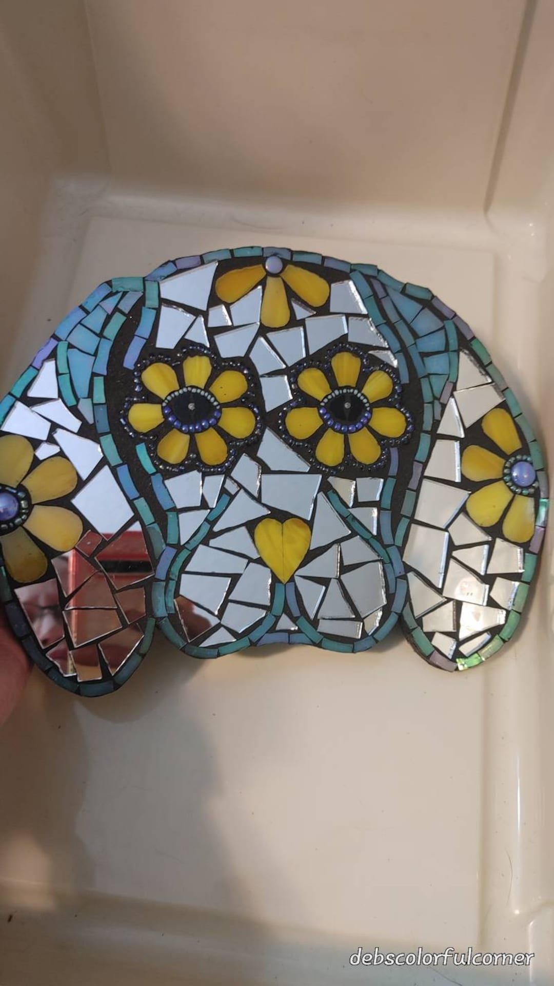 Mosaic Stain Glass Beagle Sugar Skull Dog Puppy Best Friend Wall Art ...