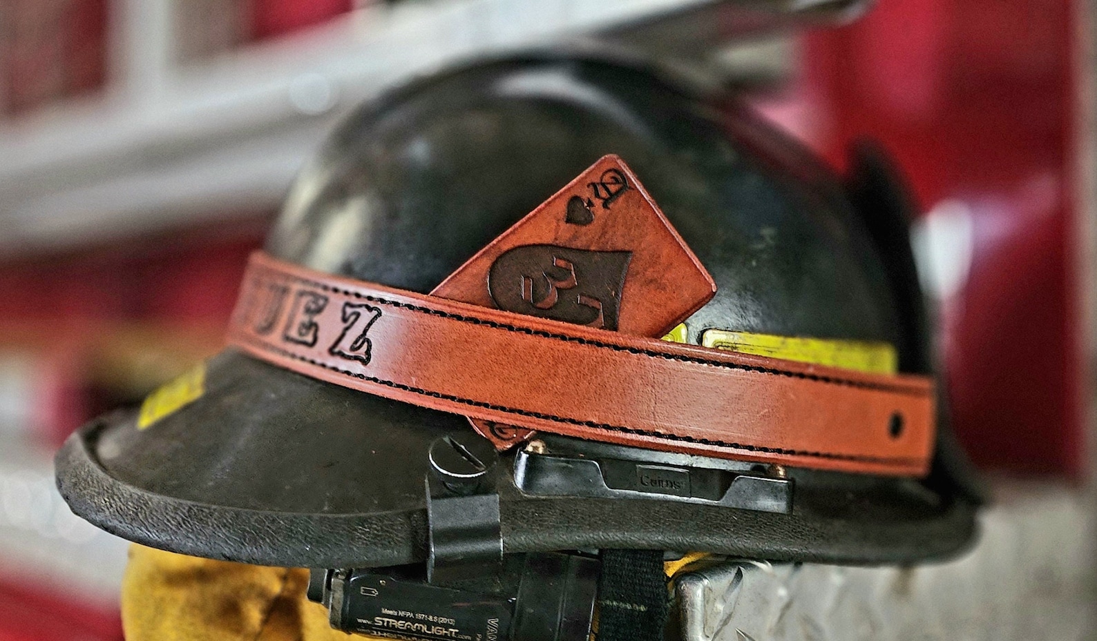 Custom Leather Helmet Cards - Etsy
