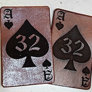 Custom Leather Helmet Cards - Etsy