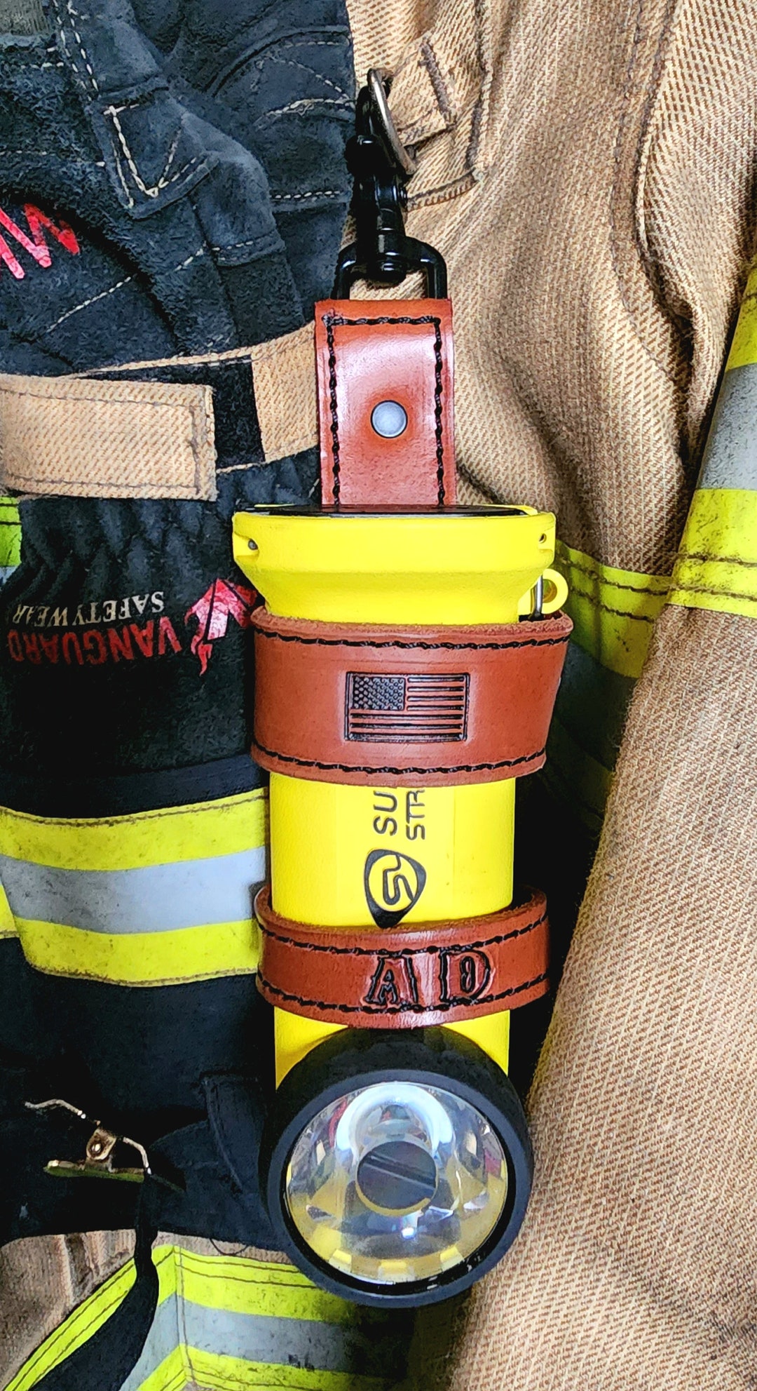 Custom Leather Flashlight Strap - Etsy