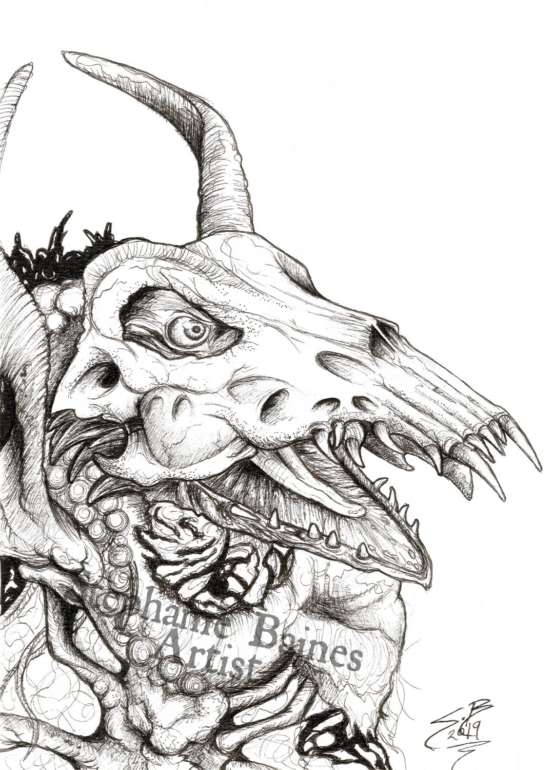 The Hunter/skekmal Prints/cards- Dark Crystal Fan Art - Available in A5 ...