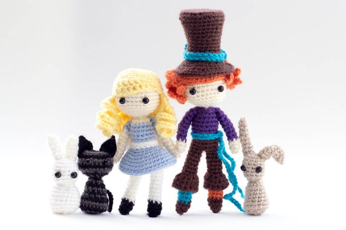 Crochet Tutorials: Alice in Wonderland and Co. - Etsy