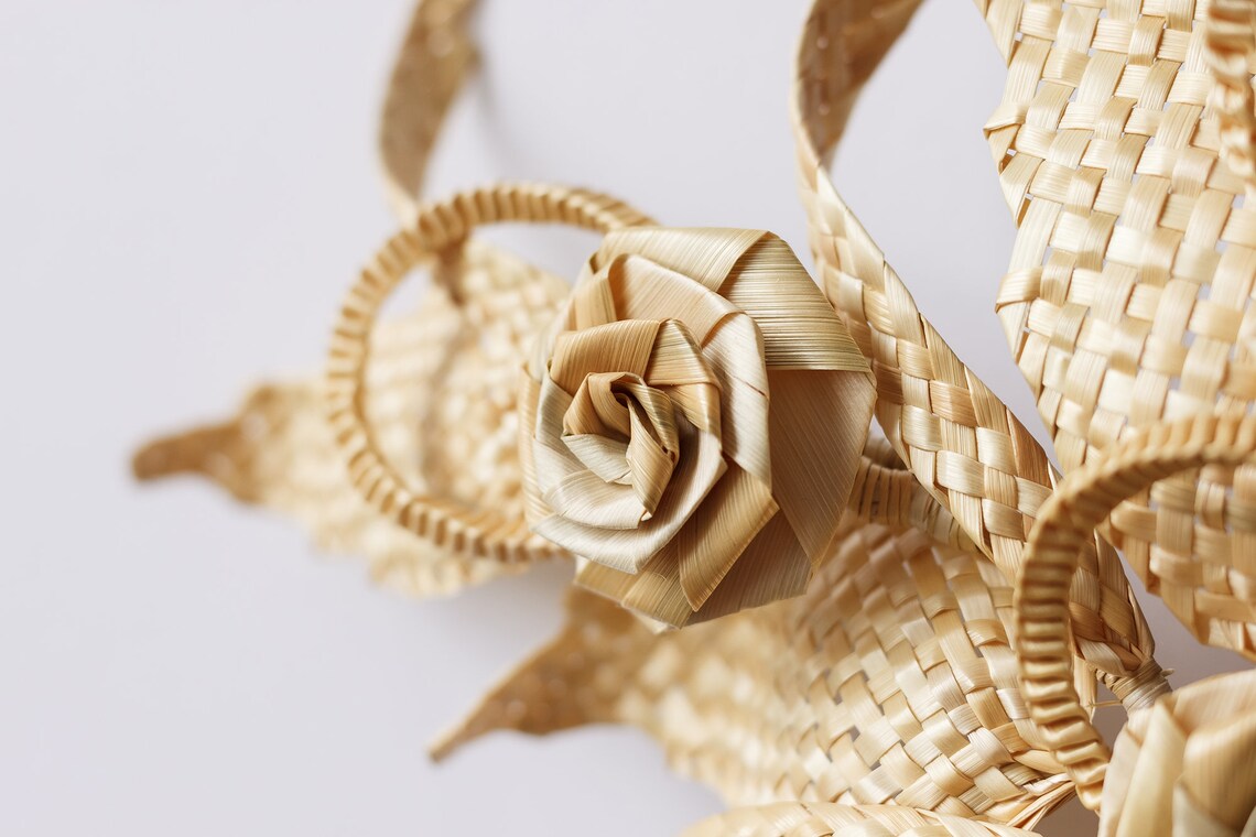 Wall Decoration Straw Wall Decoration Wall Decor Weaving - Etsy