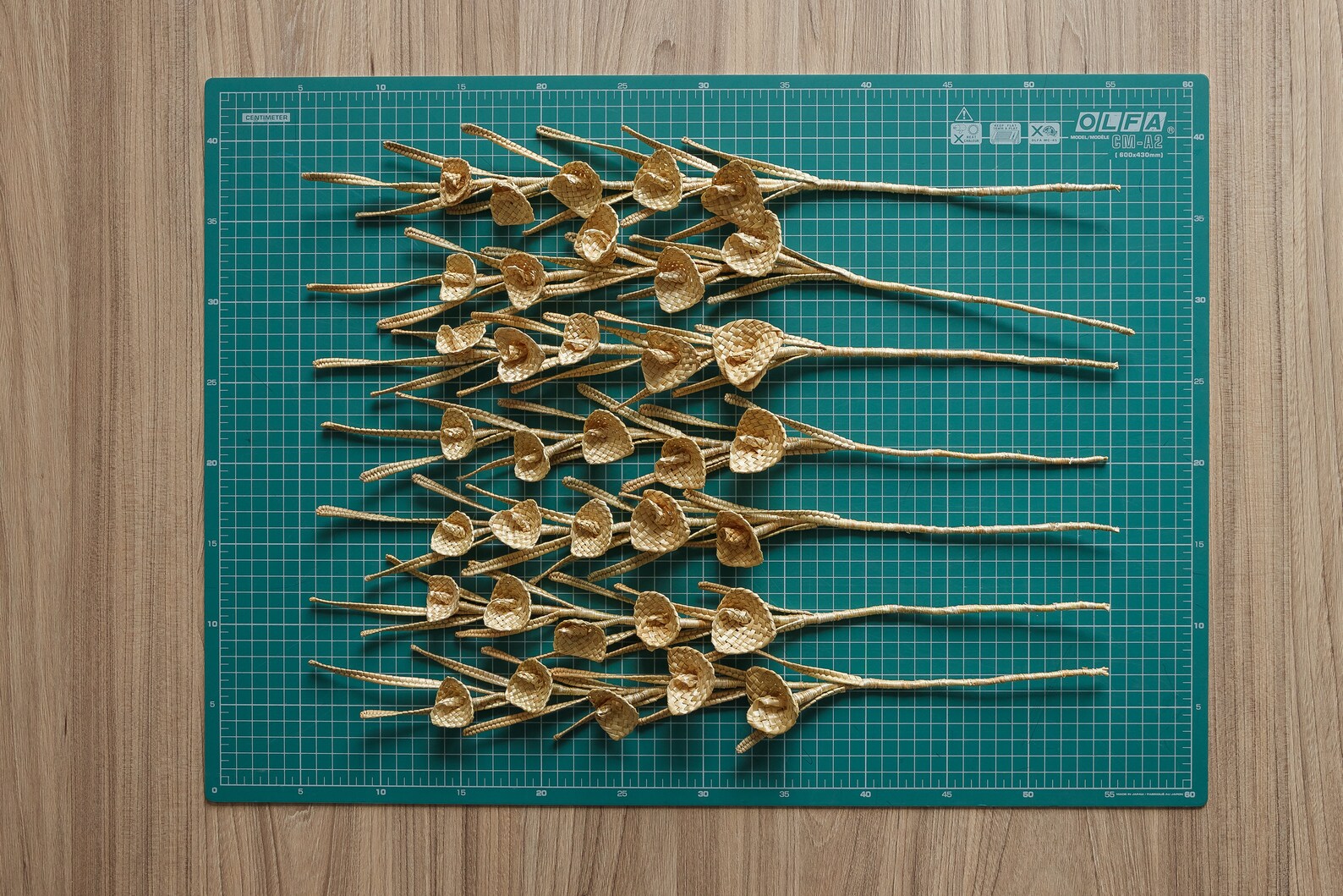 Flowers Made of Straw Woven Flowers Flower Bouquet Unique Straw Flowers ...