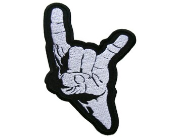 Rock finger sign | Etsy