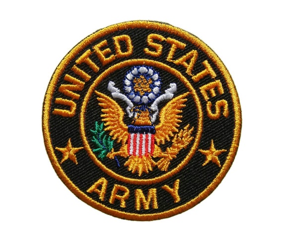 U.S. United States ARMY Military Embroidered Sew Applique Iron | Etsy