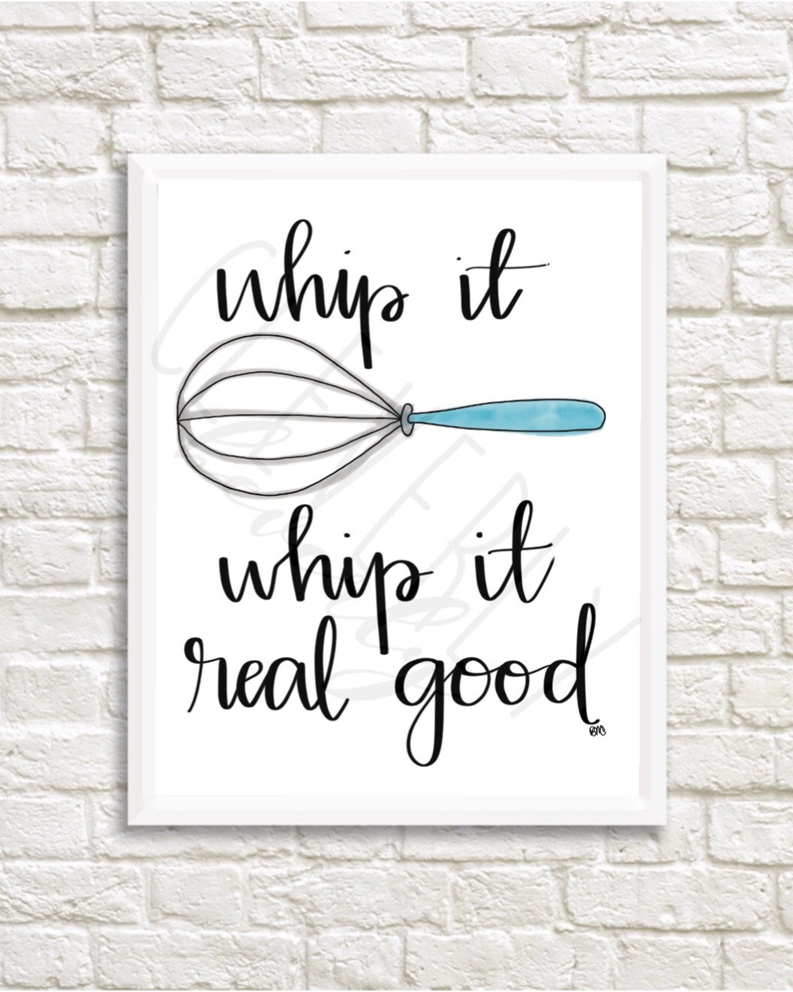 Whip It, Whip It Real Good | 8x10inch | A4 |digital Download Kitchen ...