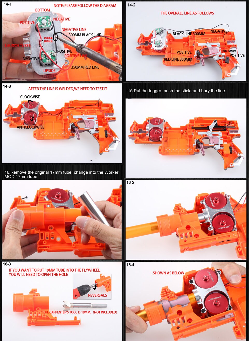 Worker Mod Accurate Type Straight Flywheel Update Sets for | Etsy