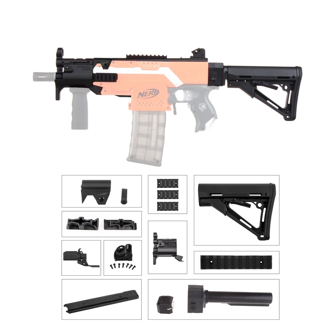 Worker Mod F10555 for Nerf Stryfe DIY MP5-K Style Combo 10 - Etsy