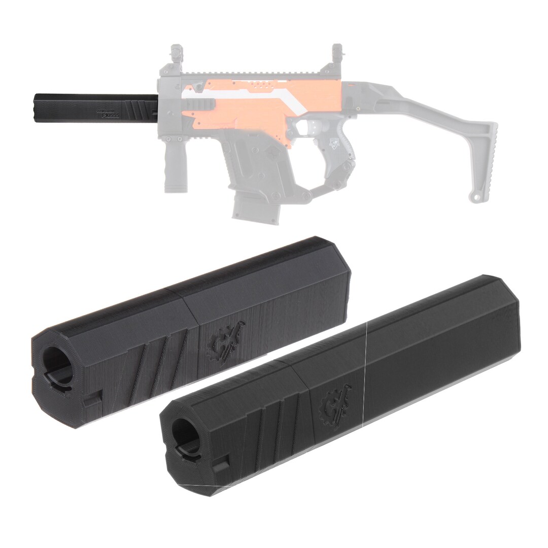 Worker Mod 3D Print 160/220mm Suppressor Muzzle Barrel Extension for ...
